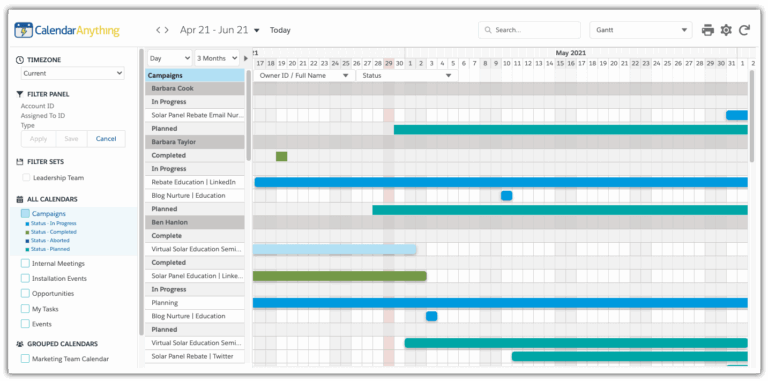 Salesforce Calendar App - CalendarAnything - Silverline