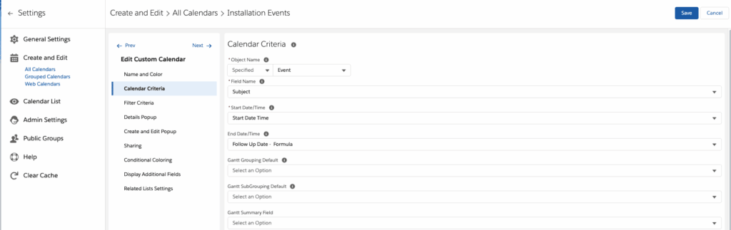 Calendars using formula fields as a Start or End Date - Mphasis Silverline