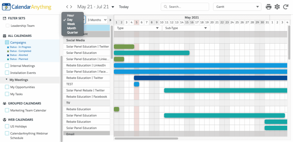CalendarAnything Views - Silverline