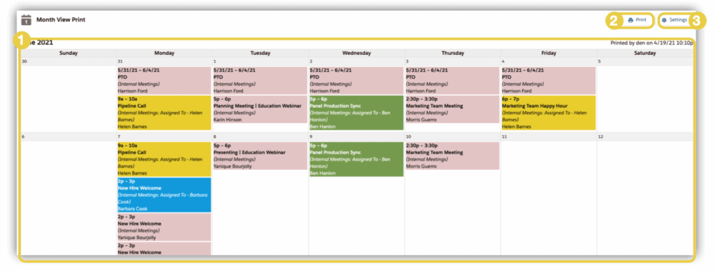 CalendarAnything Features | LWC - Silverline
