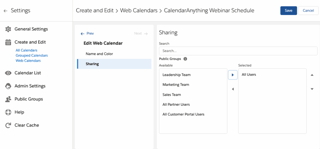Calendar Organization | LWC - Silverline