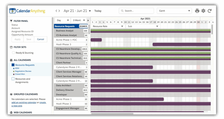 Salesforce Calendar App - CalendarAnything - Silverline