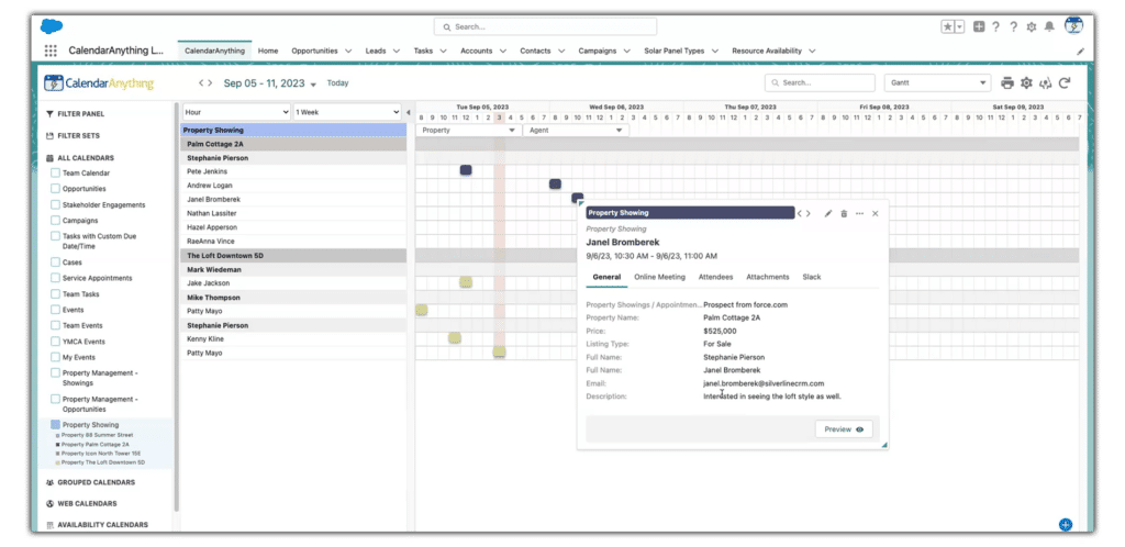 Salesforce Calendar App - CalendarAnything - Silverline