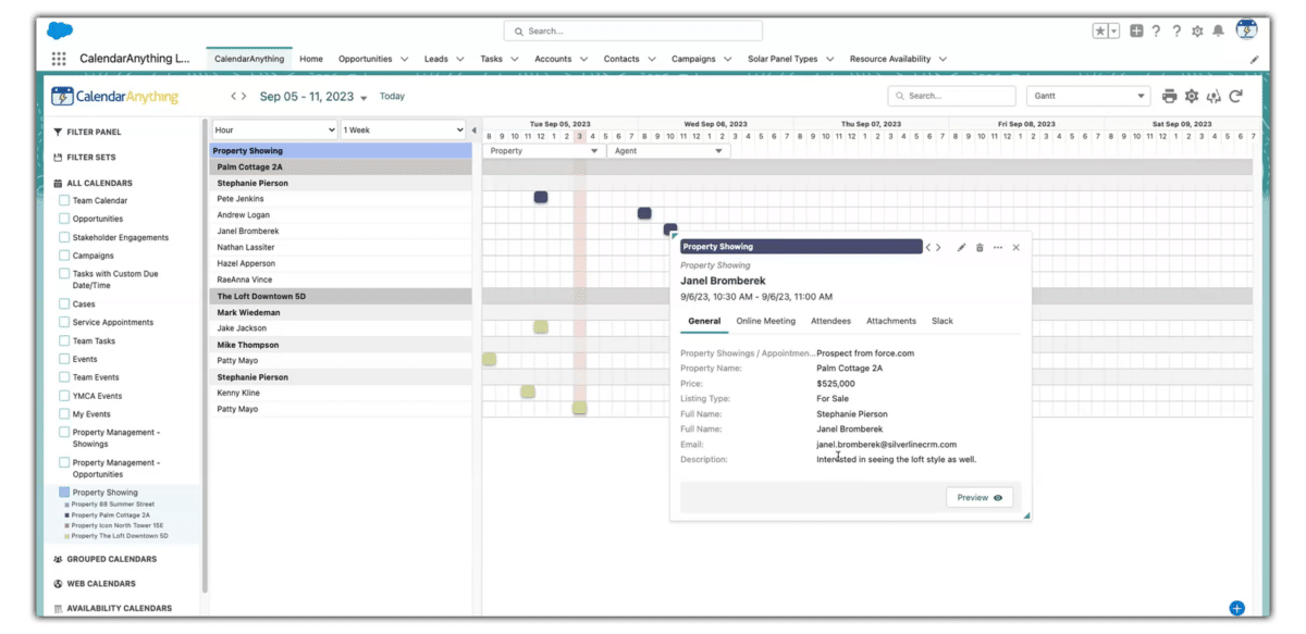 Salesforce Calendar App - CalendarAnything - Silverline