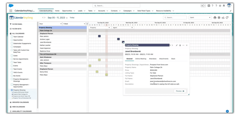 Salesforce Calendar App - CalendarAnything - Silverline