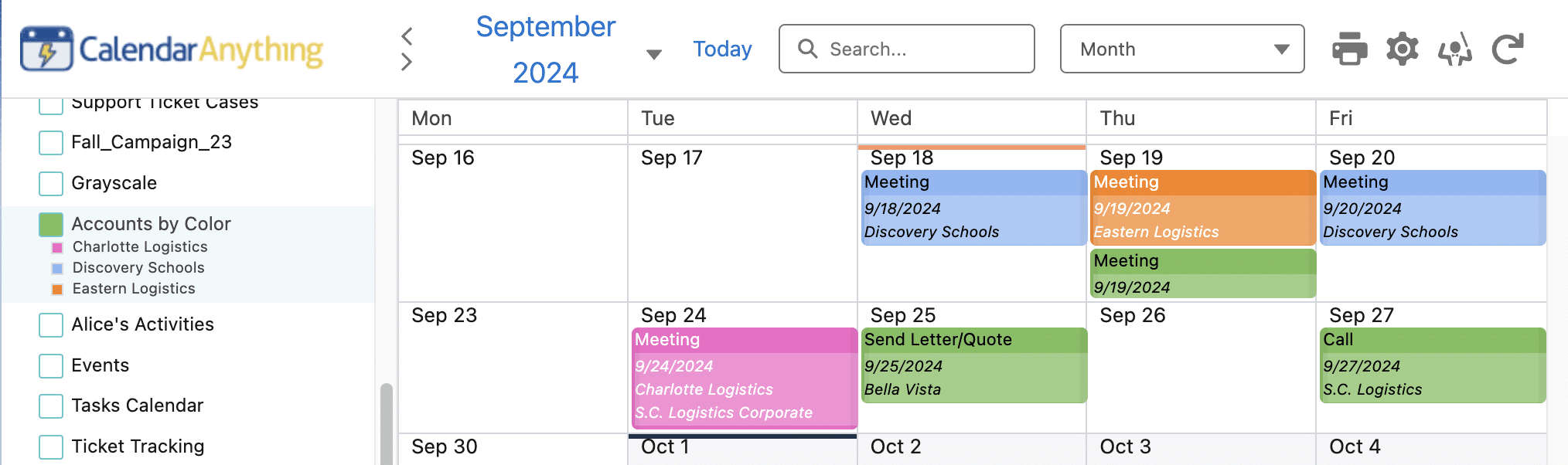 Dynamic Conditional Coloring Advanced Settings